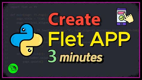 Create A New Flet App With Python In 3 Minutes Youtube