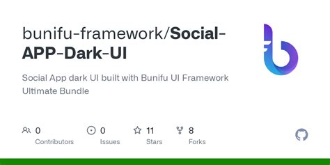 Github Bunifu Framework Social App Dark Ui Social App Dark Ui Built With Bunifu Ui Framework