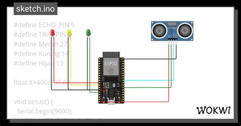 Praktikum Sonar Wokwi Esp32 Stm32 Arduino Simulator