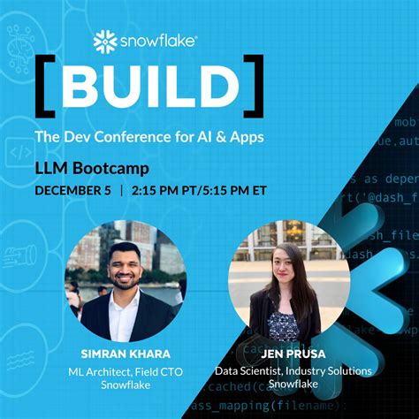 Llm Snowflake Llama2 Bootcamp Ai Ml Machinelearning Datascience