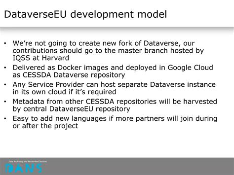 Persistent Identifiers In Dataverseeu Project Pptx Databases