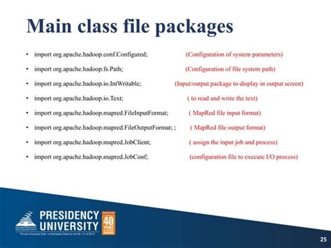 Hadoop Map Reduce From The Subject Big Data Analytics Ppt
