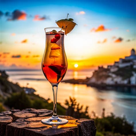 Amalfi Sunset Spritz Light Refreshing Apéritif With Limoncello And Aperol