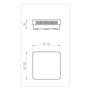 Modbus Indoor Sensor For CO2 Temperature Humidity ANDRACO2 MD ANDIVI