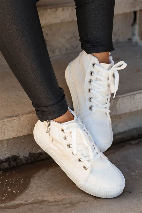 Rev High Top Sneakers White ShopperBoard