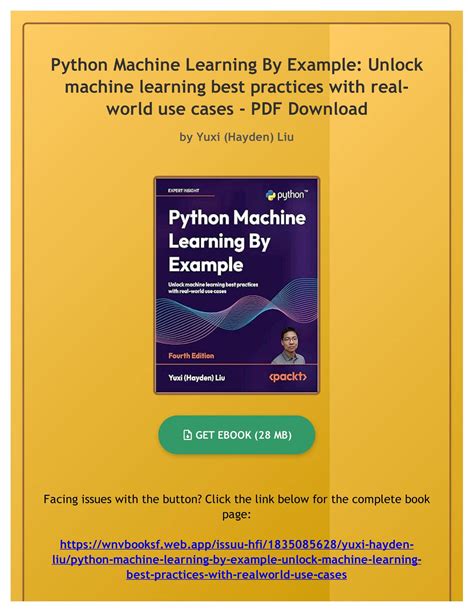 free pdf python machine learning by example unlock machine