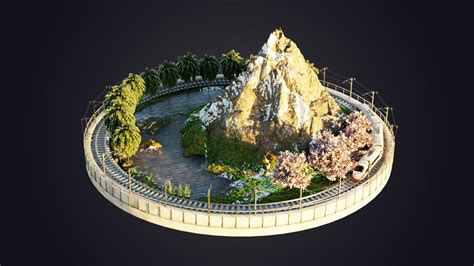 Circular Landscape Finished Projects Blender Artists Community