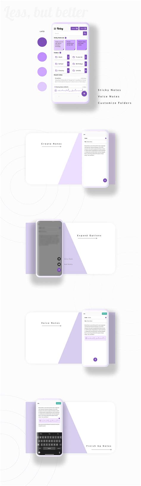 Notey Note Taking App UI Design Behance