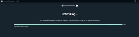 Streamlabs Giving Me Issues Stuck At 100 Optimizing Not Sure What To Do From Here Tried