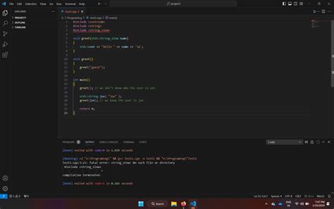 mera compiler string view lib kyu ni detect kr paa rha r btechtards