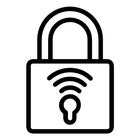 Smart Gadget Lock Vector Svg Icon Svg Repo