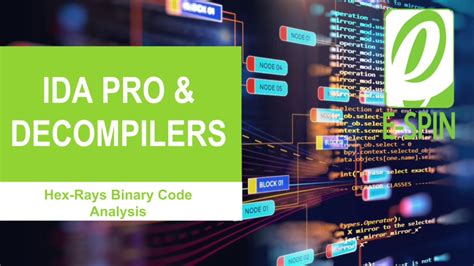 Hex Rays Ida Pro And Decompiler For Binary Code Analysis Youtube