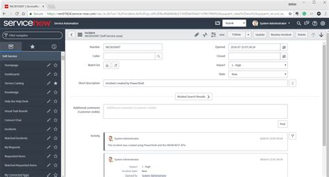 Using Servicenow Rest Apis And Powershell To Automatically Create