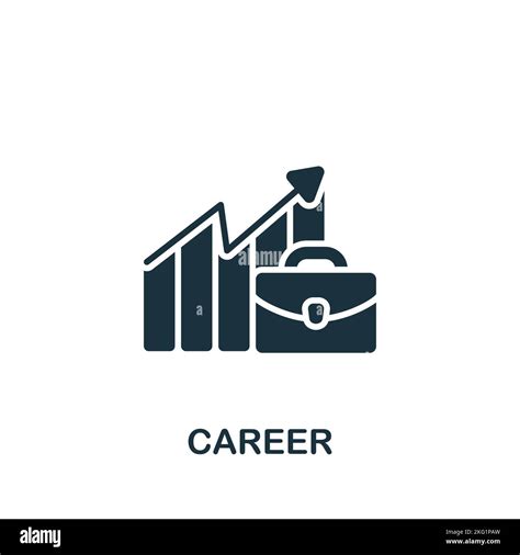 Career Icon Simple Line Element Recruitment Symbol For Templates Web