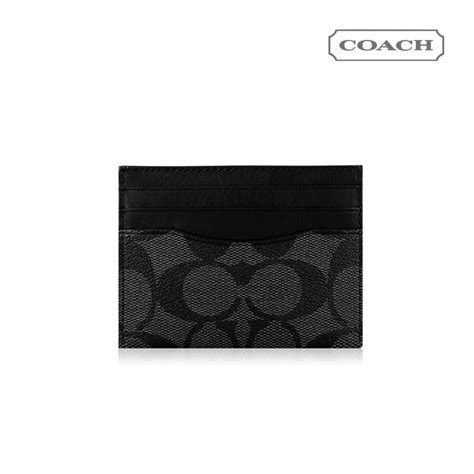 Coach 시그니처 카드케이스파우치지갑 연말 T 선물 특가 이벤트 정품선물포장박스옵션 티몬