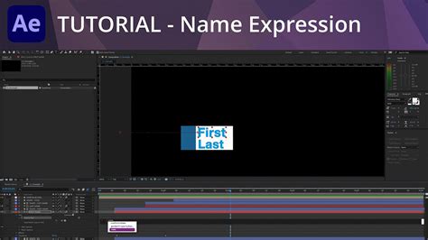 Name Expression in After Effects – Creative COW