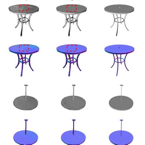 Surface Reconstruction Results On Exemplar Shapes From Shapenet Test