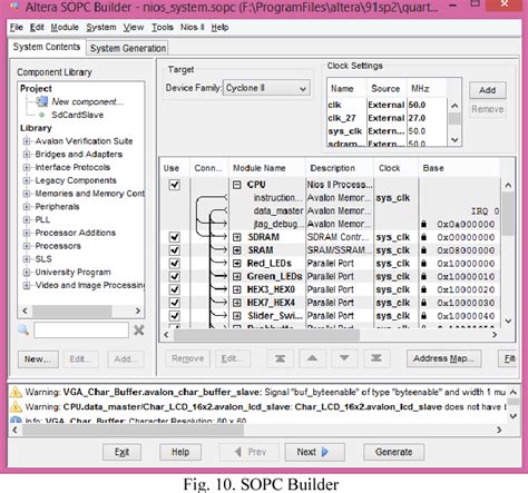 Figure 10 From Design And Implementation Of Nios Ii System For Audio Application Semantic Scholar