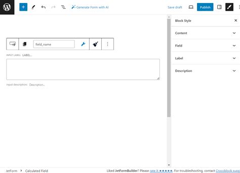 Calculated Field Overview — Jetformbuilder Crocoblock
