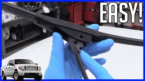 How to Replace Windshield Wipers 2010-2014 Ford F-150 | No Tools Needed! - YouTube