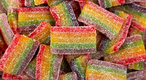 Sour Rainbow Belt Bites Sweetish Candy A Swedish Candy Store