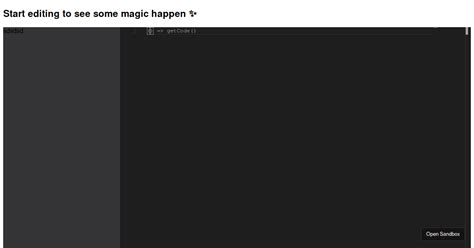 monaco editor examples codesandbox