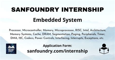 Embedded System Internship Sanfoundry