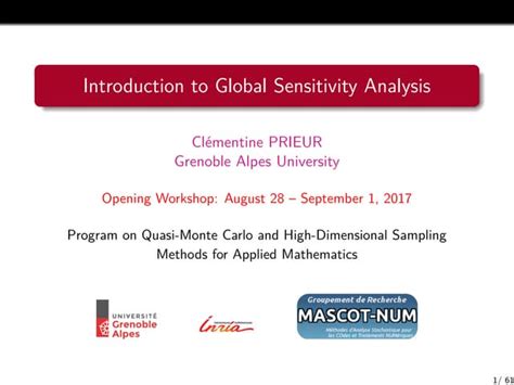Program On Quasi Monte Carlo And High Dimensional Sampling Methods For Applied Mathematics