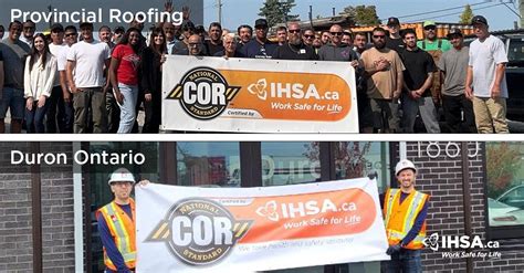 Infrastructure Health And Safety Association Ihsa On Linkedin “at Duron Ontario Ltd Achieving