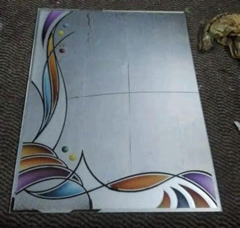 Bathroom Glass Etching Wall Mirror At Rs 499 Wall Mirror In Ahmedabad