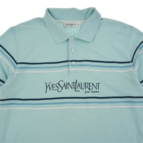 Vintage Ysl Yves Saint Laurent Polo Shirt Size Depop
