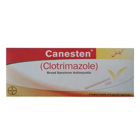 Buy Bayer Canesten Clotrimazole Vaginal Tablet With Applicator Ct Online In Pakistan My
