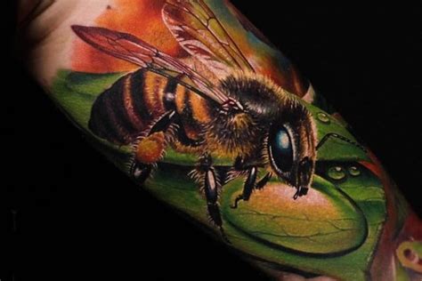 Пчела Тату — Значение, Эскизы и Идеи | VeAn Tattoo