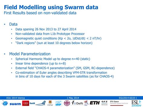 Ppt Swarm Data Processing And First Scientific Results Nils Olsen And