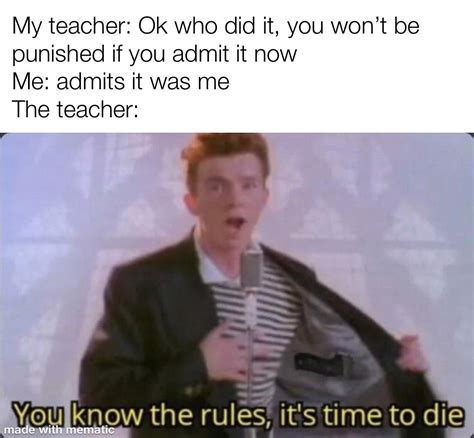 How Come That The Teacher Becomes So Aggresive When I Draw A Dck On