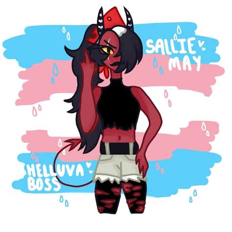 Trans Sallie May Helluva Boss Sally Boss Trans