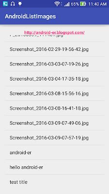 Android Er Insert Bitmap To MediaStore With Title And List Images Title In MediaStore
