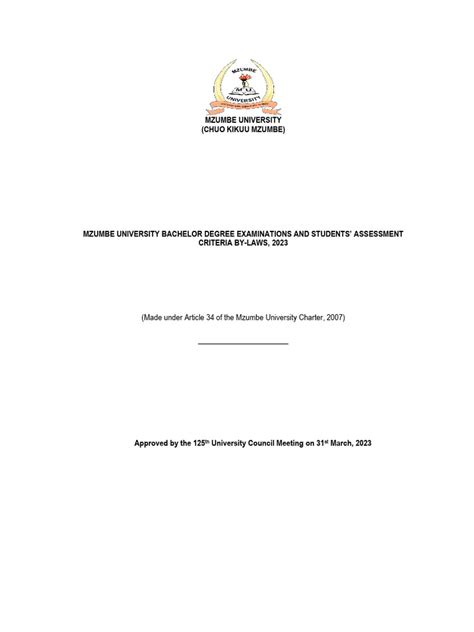 Null 1 By Laws For Degree 2023 Pdf Thesis