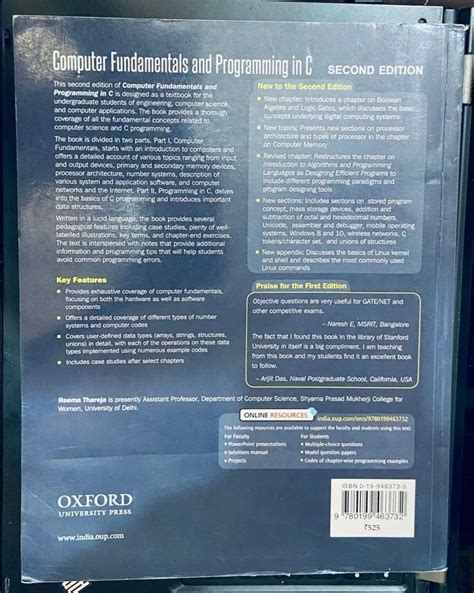 Computer Fundamentals And Programming In C 2nd Ed Book By Reema Thareja