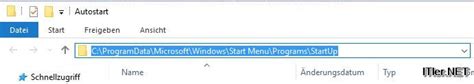 Windows 10 Autostart Ordner