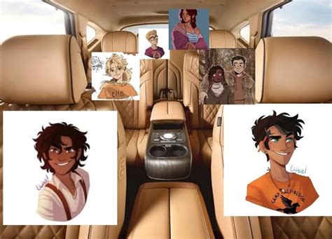 The Seven On A Road Trip Video In 2025 Percy Jackson Funny Percy