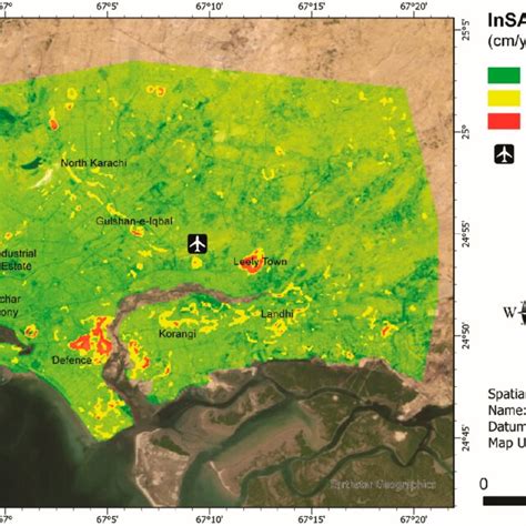 Insar Gradient Created Using Vertical Displacement Data Download
