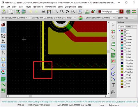 KiCad Exporting Gerbers Manchester HacSpace Laser PCB