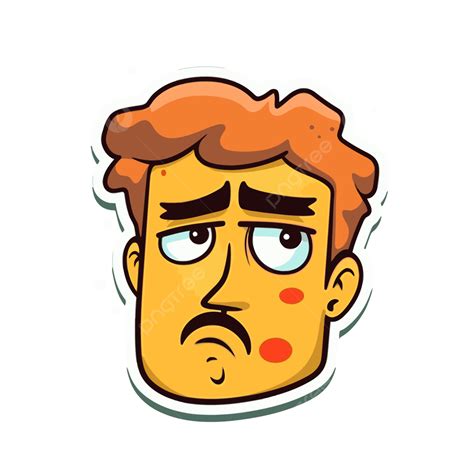 In The Style Of Deconstructive Clipart Vector Clipart Thinking Face