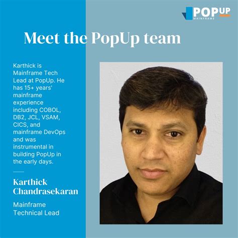Popup Mainframe On Linkedin Cobol Db2 Jcl Vsam Cics Mainframe Devops Wearepopup