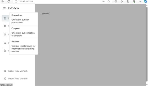 Javascript How Can I Adapt The Menu Bar And Content Using Ready Made