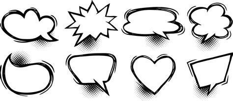 Premium Vector | Vintage comic book speech bubbles vector illustration