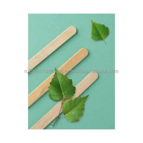 Wooden Cosmetic Spatula For Depilation Made Of High Quality Wood Double Sanded In Availability