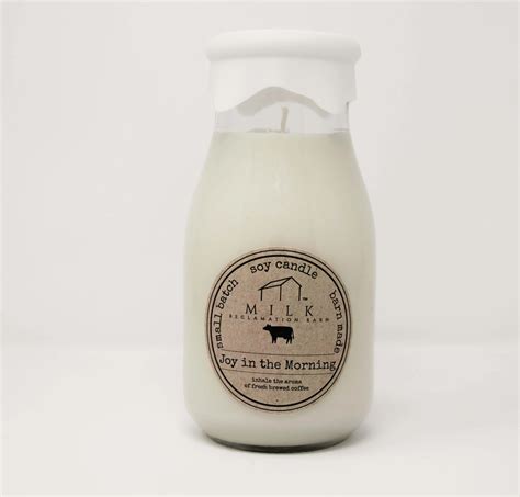 Milk Bottle Candles Fashion Cupcake