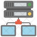 Network Database Icon Download In Flat Style